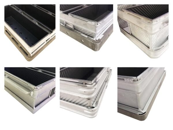 10 - Strap Bread Baking Pans With Stainless Steel Outer Profile - TM ...